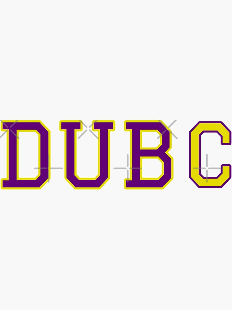 "DUBC" Sticker by dinerdan | Redbubble