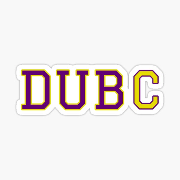 "DUBC" Sticker by dinerdan | Redbubble