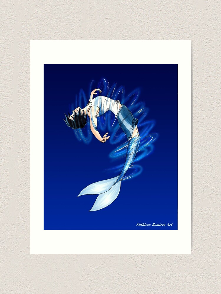 "MerMay - Eden Mermaid Transformation" Art Print for Sale by tasster ...