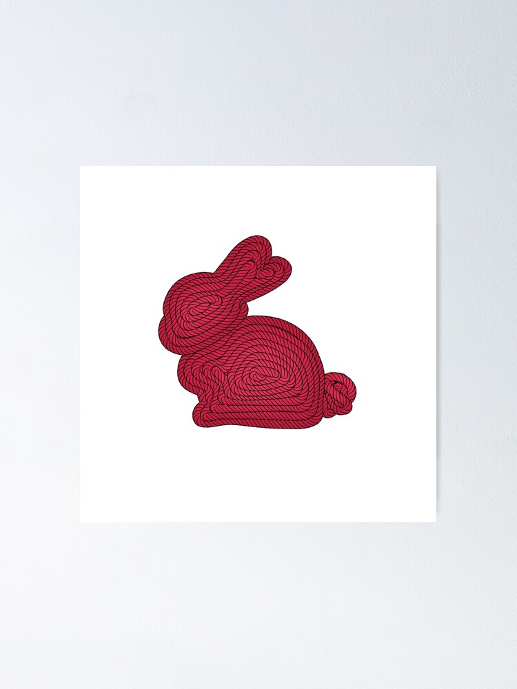 "Rope Bunny" Poster for Sale by SmokeAndSomno | Redbubble