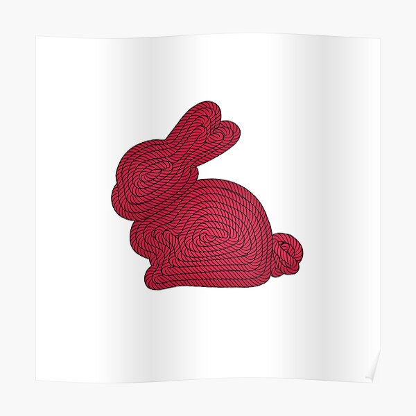 "Rope Bunny" Poster for Sale by SmokeAndSomno | Redbubble