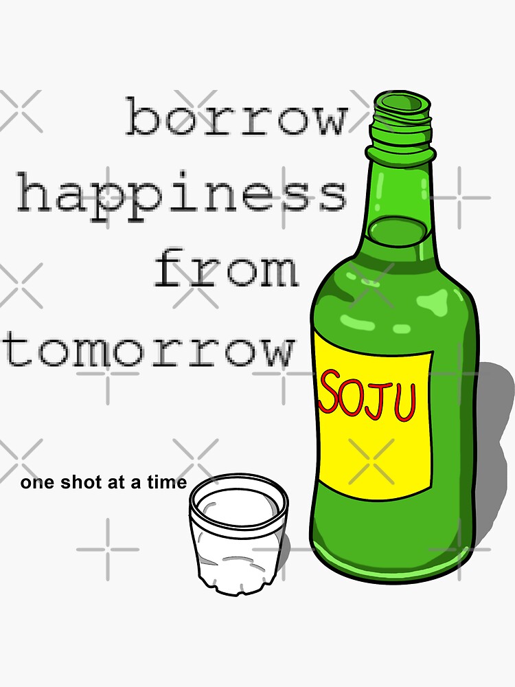 Soju Quotes Soju Fun Korean Meme For Kshow Kpop Fans | Magnet