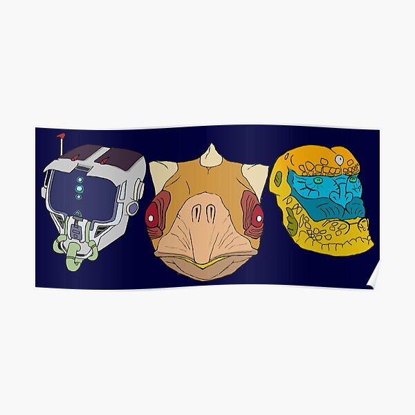 "Space Gang No Mans Sky Characters" Poster by Wizardofpizza | Redbubble