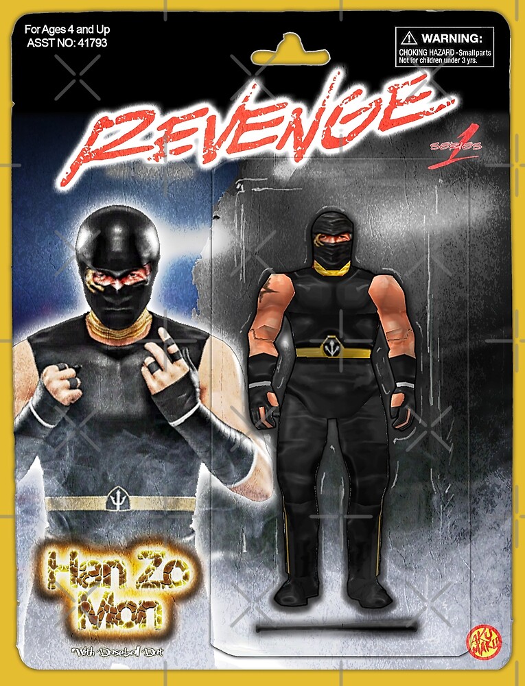 "Han Zo Mon - Revenge Figures Series #1" by Akumaku | Redbubble