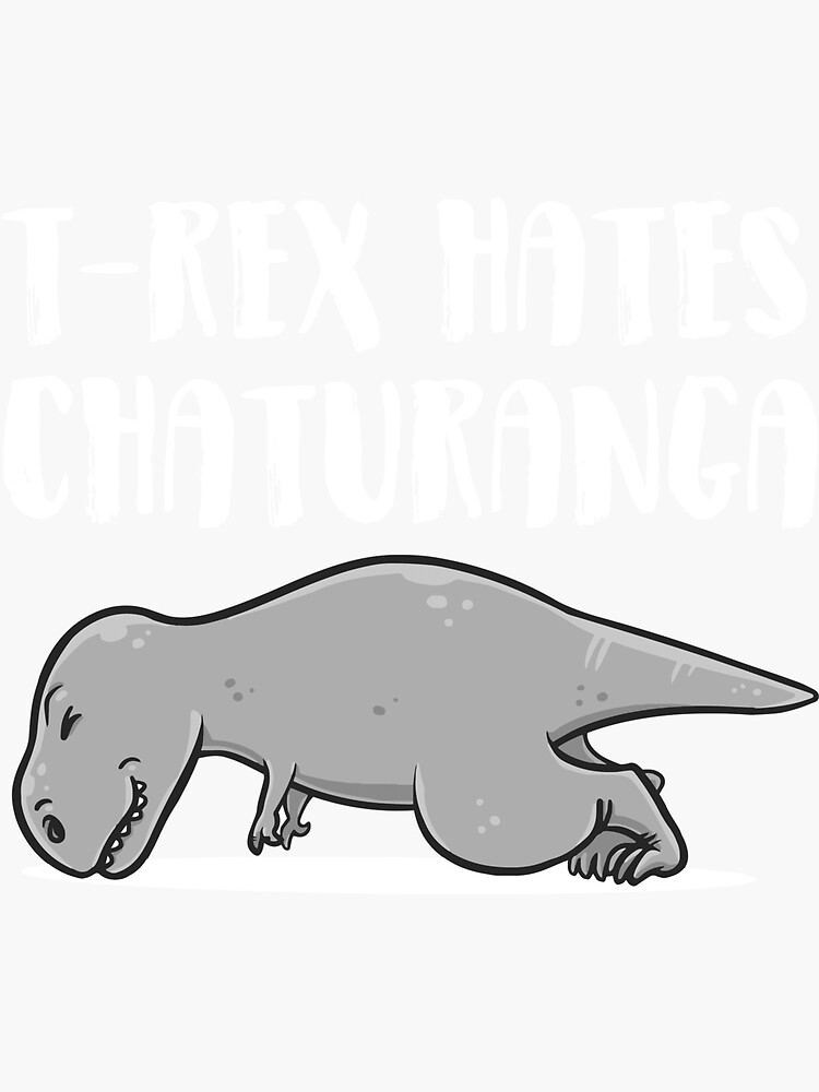 "Funny T-Rex Dinosaur Yoga Designs perfect present Premium print ...