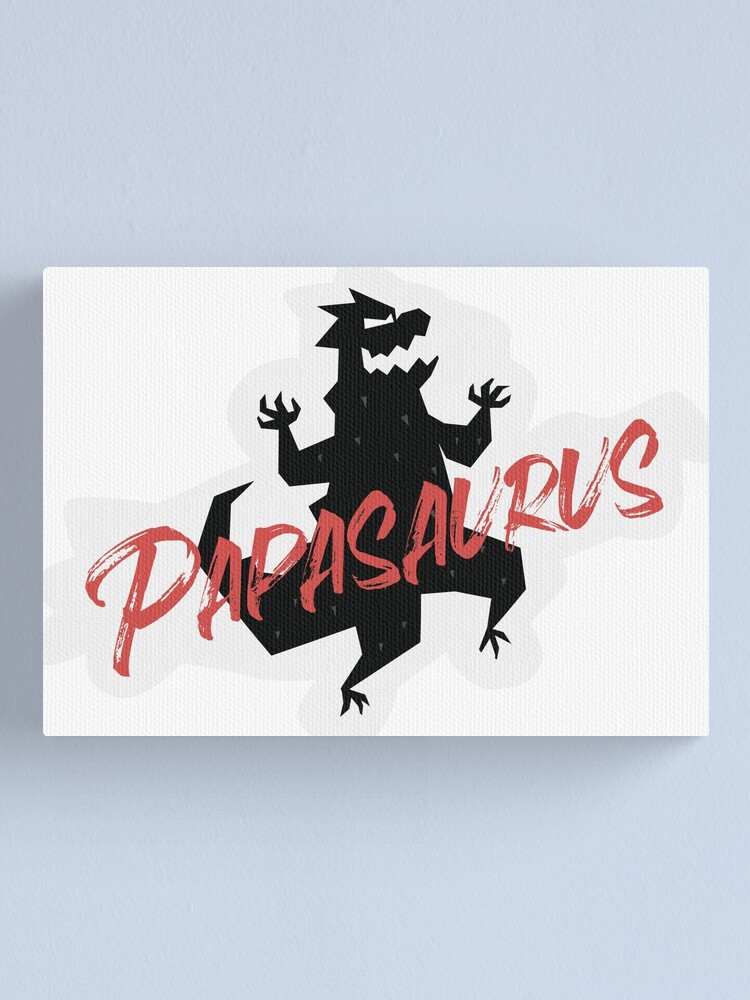 Lienzo «Etiqueta engomada de Papa Saurus, Etiqueta engomada de Daddy ...