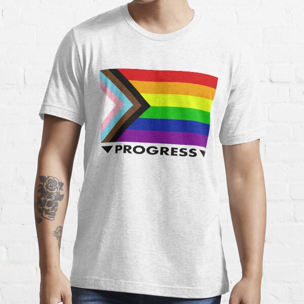 Progress” Pride Flag by Daniel Quasar" T-shirt for Sale by ...