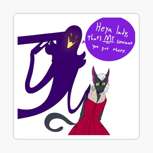 "Empress and Snatcher" Sticker for Sale by The Monstrum | Redbubble