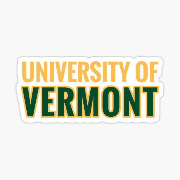 "University of Vermont" Sticker for Sale by Sugar Stickers | Redbubble