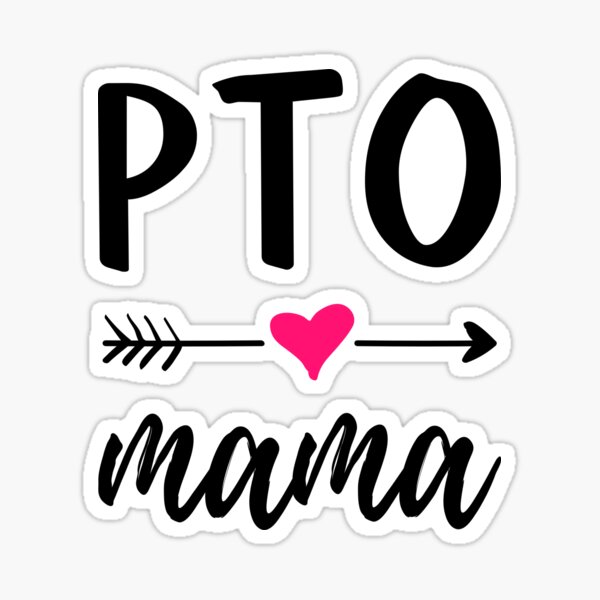 "PTO Mama Cute Heart Symbol Arrow Gift Design for School Parent ...