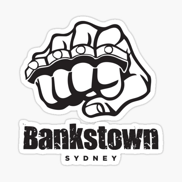 "Bankstown" Sticker for Sale by Numpty O'Connor | Redbubble