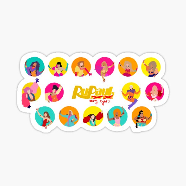 "RPDR - s11 promo" Sticker for Sale by DaynaRenee | Redbubble