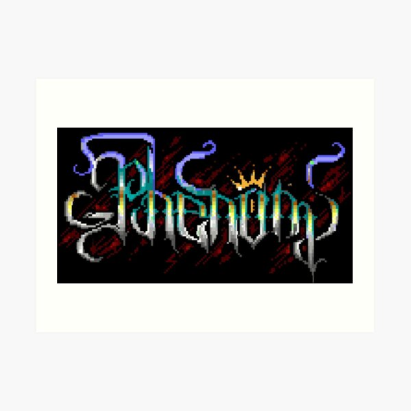 "Phenom logo by Smooth of Fuel" Art Print for Sale by araknet | Redbubble