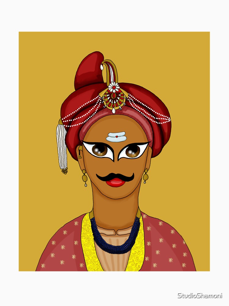 "Peshwa " T-shirt for Sale by StudioShamoni | Redbubble | indian t ...