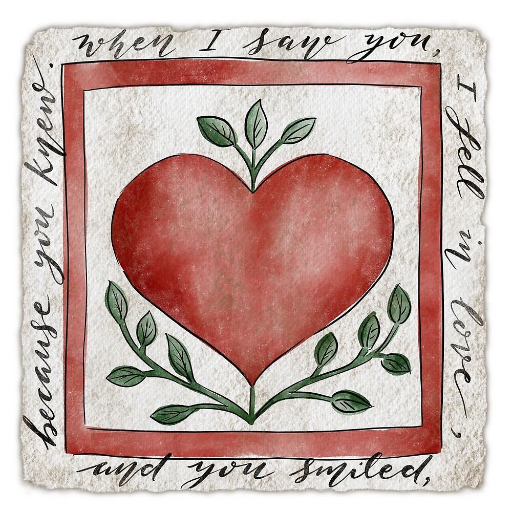"Vintage Love Note" by Theodora Gould | Redbubble