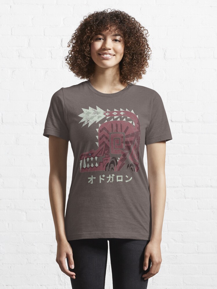 "Monster Hunter World Odogaron Kanji Icon" T-shirt for Sale by ...