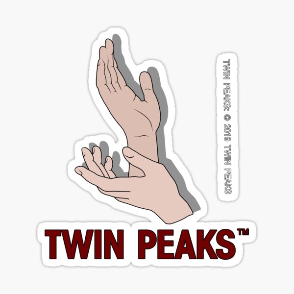 "Twin Peaks - Meanwhile" Sticker by ValentinaHramov | Redbubble
