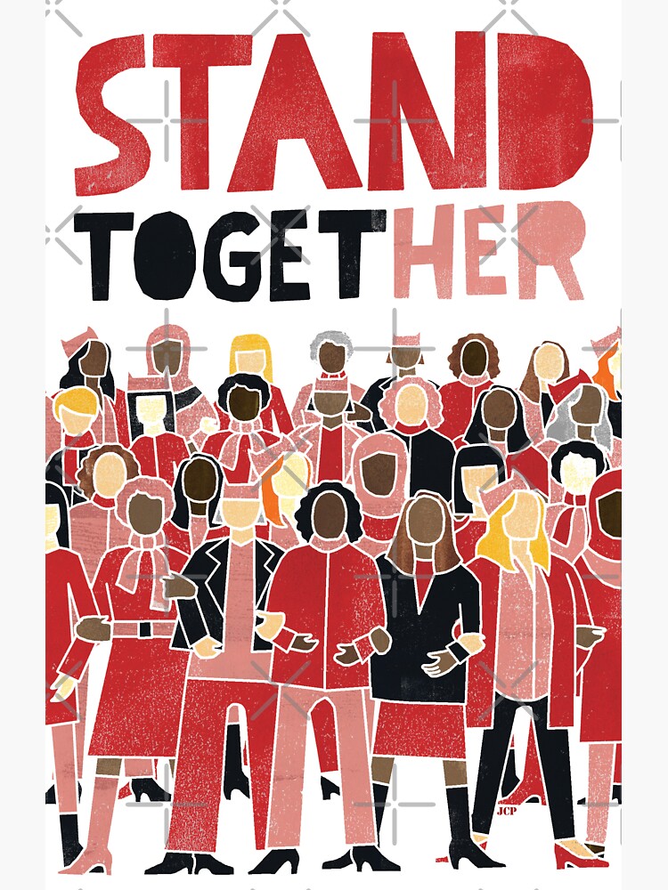 "Stand Together For Our Rights" Sticker for Sale by JCPhillipps | Redbubble