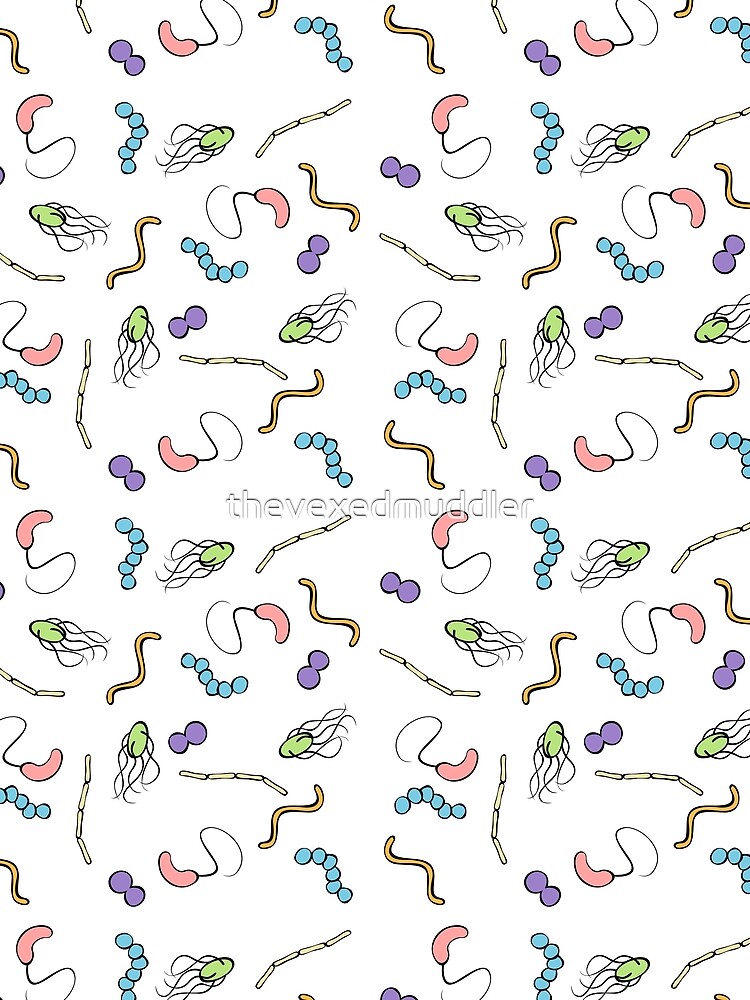 "Pastel Rainbow Bacteria " T-shirt for Sale by thevexedmuddler ...