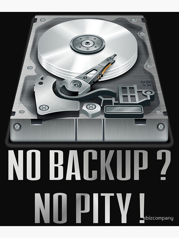"Admin No Backup No Pity Computer Nerd" Poster for Sale by ebizcompany ...