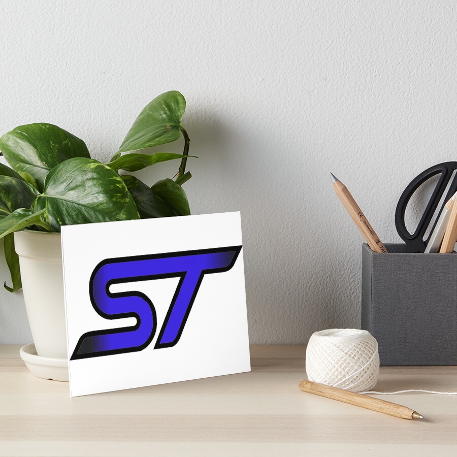 "Ford ST Logo" Art Board Print by Malsoy | Redbubble