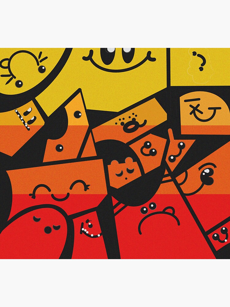 "THE CUTE UNION " Sticker by Totalcooky | Redbubble