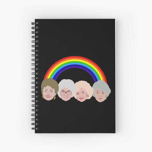 "The Golden Girls Pride" Spiral Notebook for Sale by sophiapetrillo ...