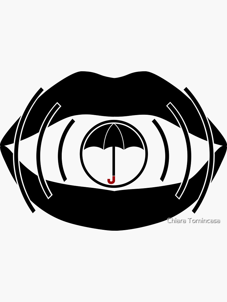 Pegatina «The Umbrella Academy - Número tres "Allison" (variante negra ...