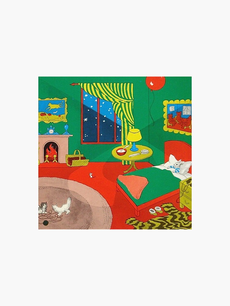 "goodnight moon" Sticker for Sale by heyericamay | Redbubble