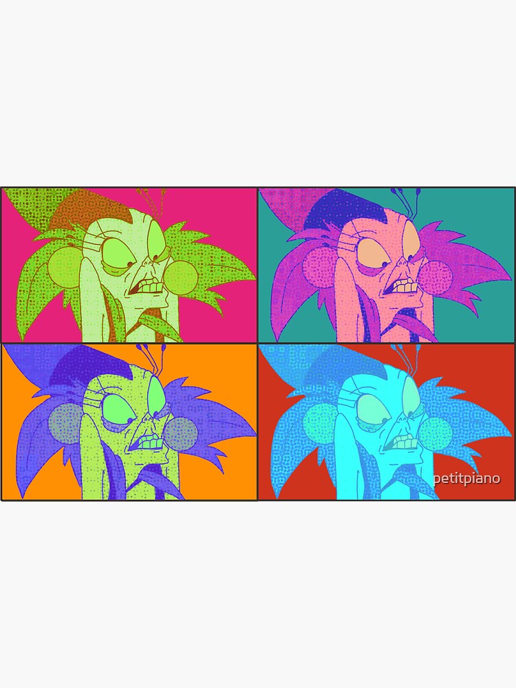 "Yzma, Pop Icon" Sticker by petitpiano | Redbubble