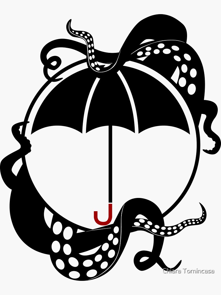 "The Umbrella Academy - Number Six "Ben" (Black Variant)" Sticker for ...