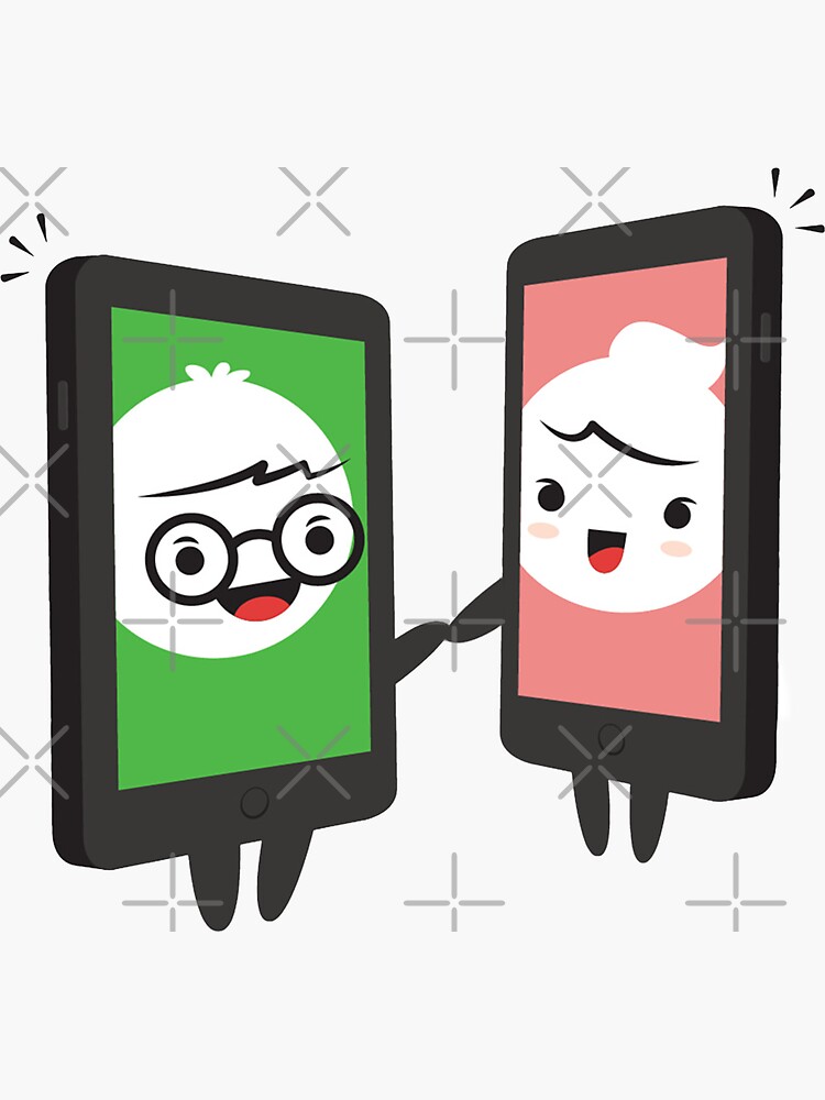 "Long Distance Relationship" Sticker for Sale by AKindChap | Redbubble