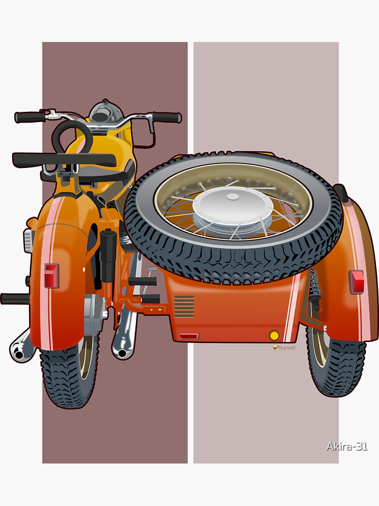 "Sidecar" Sticker by Akira-31 | Redbubble