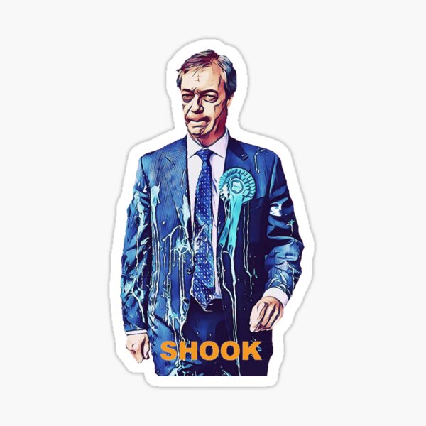 "SHOOK" Sticker by SWNN | Redbubble