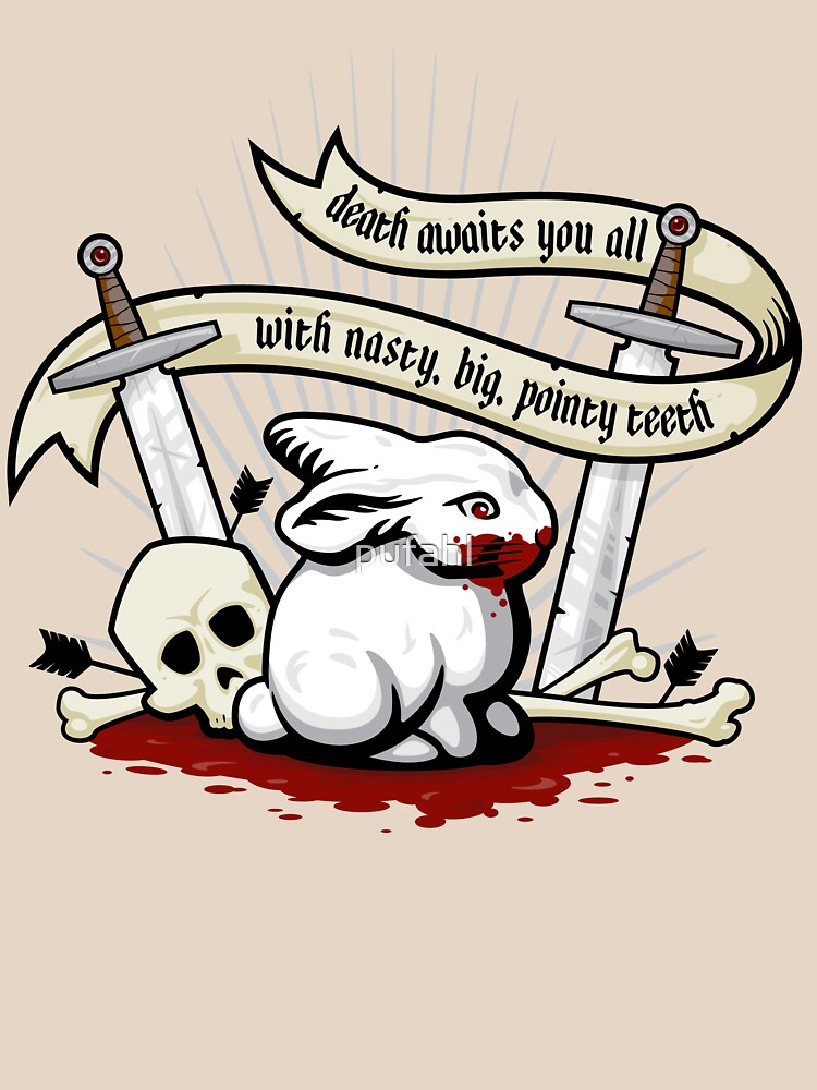 "The Rabbit of Caerbannog" T-shirt for Sale by pufahl | Redbubble ...