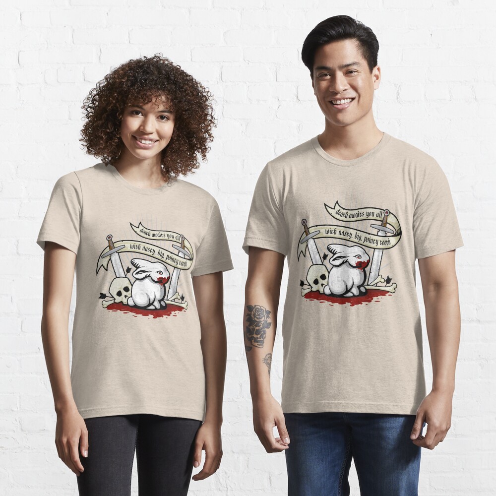 "The Rabbit of Caerbannog" T-shirt for Sale by pufahl | Redbubble ...