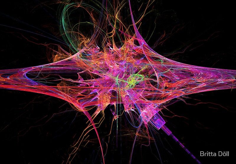 "Colliding Colours" by Britta Döll | Redbubble