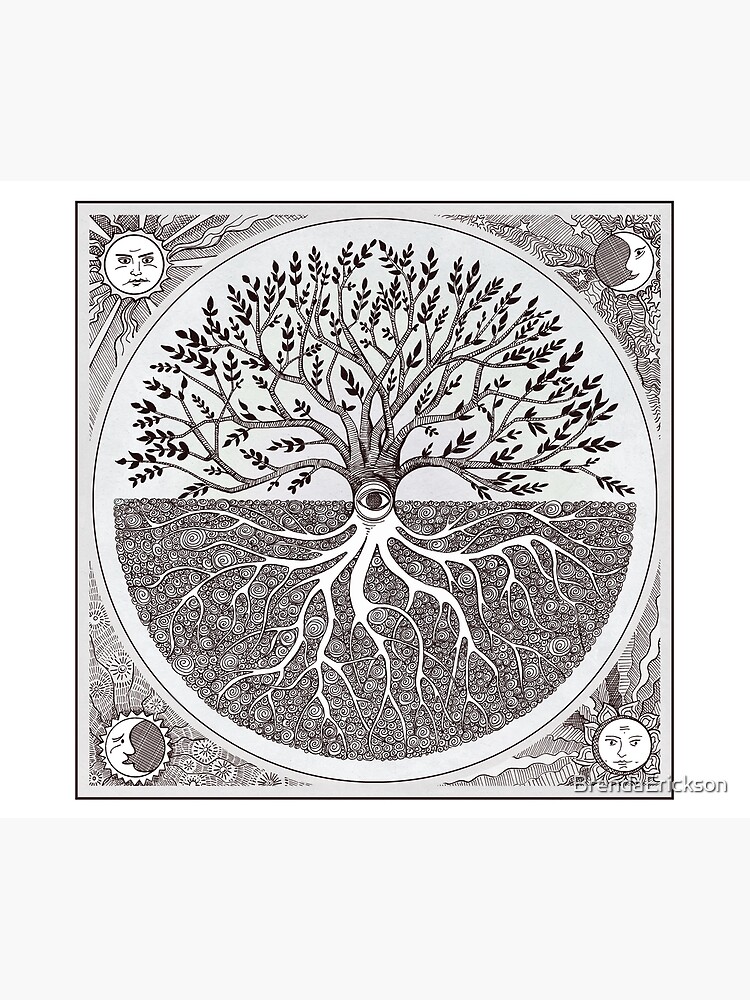 As above, so below- a tree of life Tapestry sold by Claver | SKU ...