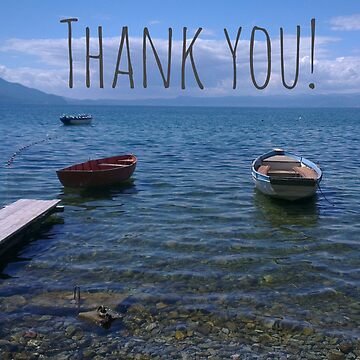 "Thank you boats" Greeting Card for Sale by FigTreeDesigns | Redbubble