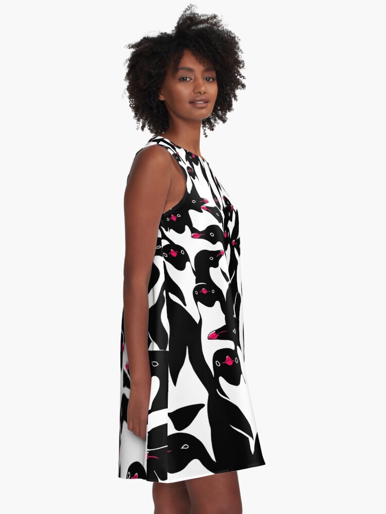 "meanwhile penguins II" A-Line Dress for Sale by Liis Roden | Redbubble