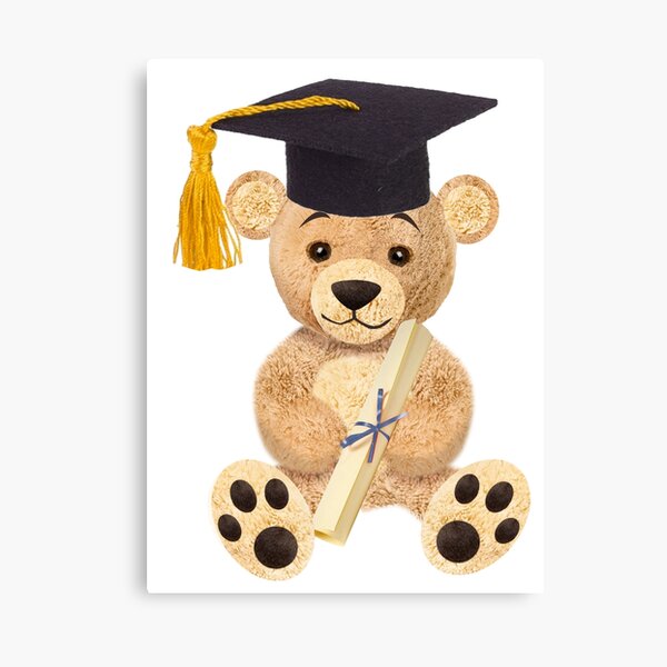 Graduation Bear Canvas Prints | Redbubble