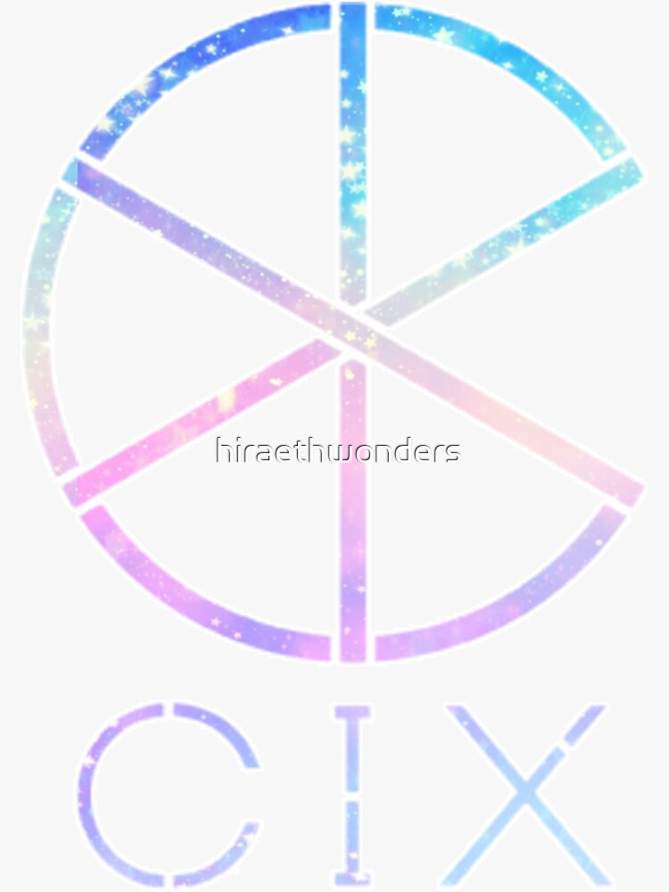 "CIX (C9Boyz) Logo [Pastel Galaxy]" Sticker for Sale by hiraethwonders ...