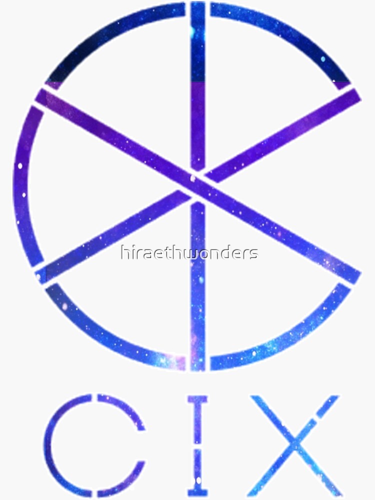 "CIX (C9Boyz) Logo [BlueGalaxy]" Sticker for Sale by hiraethwonders ...