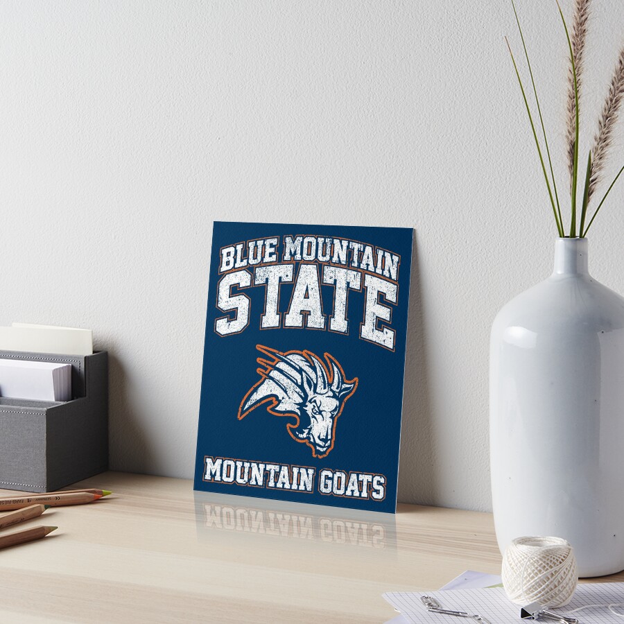 "Blue Mountain State Mountain Goats" Art Board Print for Sale by ...