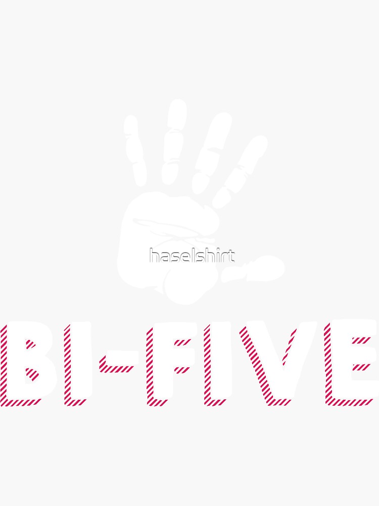 "Gay Pride Lesbian LGBT Rainbow BI-Five High-Five" Sticker for Sale by ...