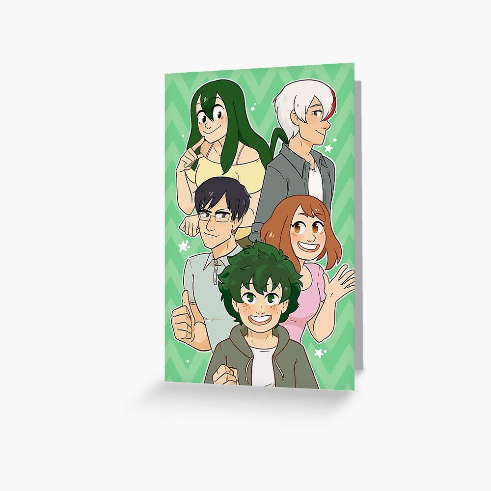 "Deku Squad!" Greeting Card by cosmosbadger | Redbubble