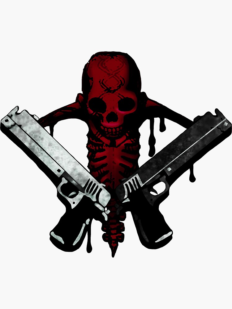 "Dante Symbol Icon - Devil May Cry 5" Sticker by AngeliaLucis | Redbubble