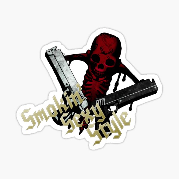 "Dante Icon Icon SSS Smokin Sexy Style - Devil May Cry 5" Sticker by ...