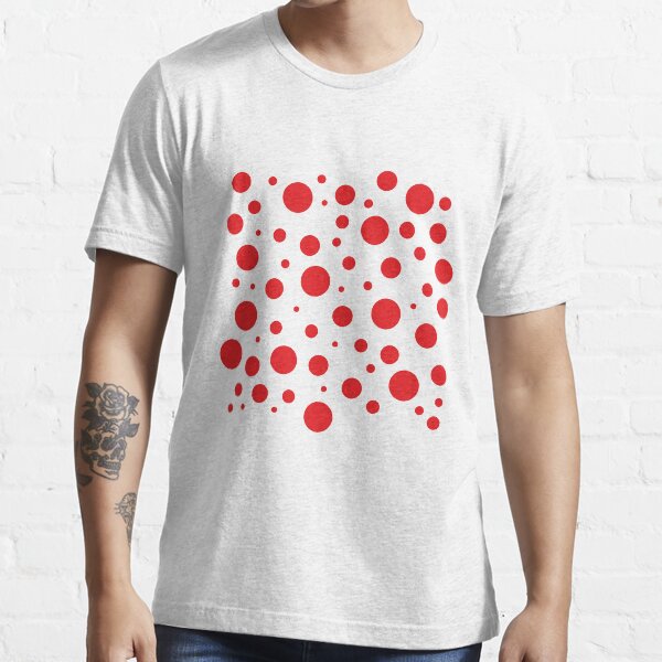 "Spotty dotty red spots red and white, red bubbles" T-shirt for Sale by ...