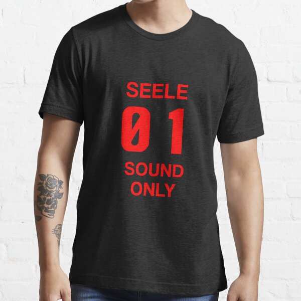 "SEELE 01 SOUND ONLY" T-shirt for Sale by Loveless1010 | Redbubble ...
